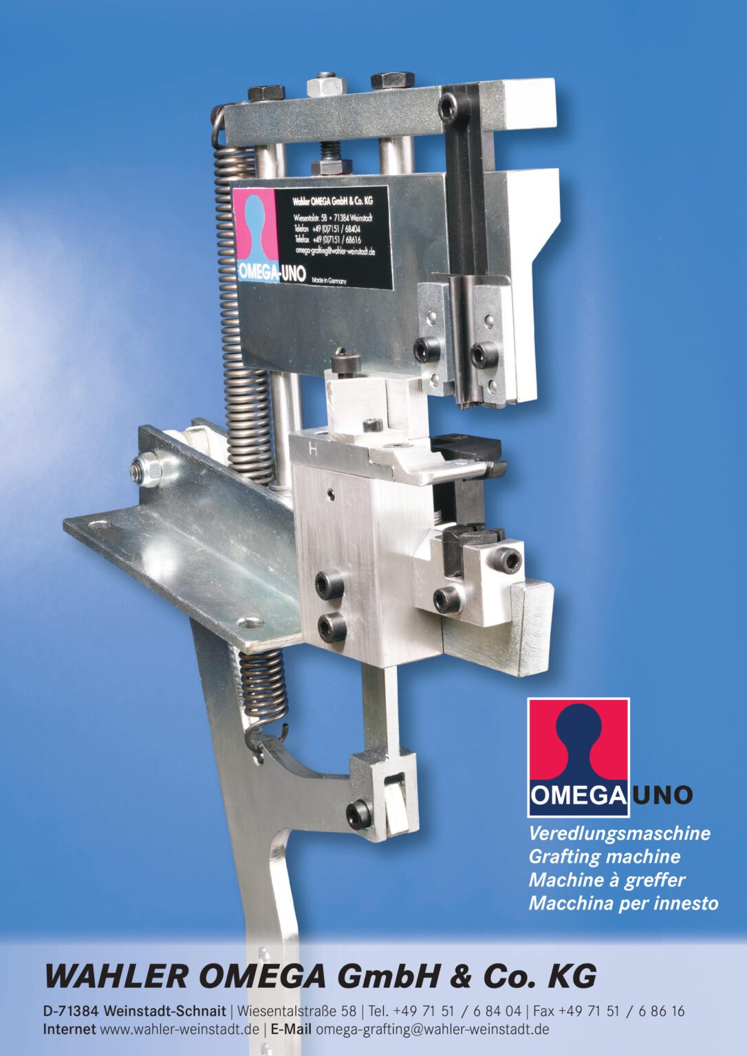 Wahler Omega grafting machines - Omega Star Omega Uno